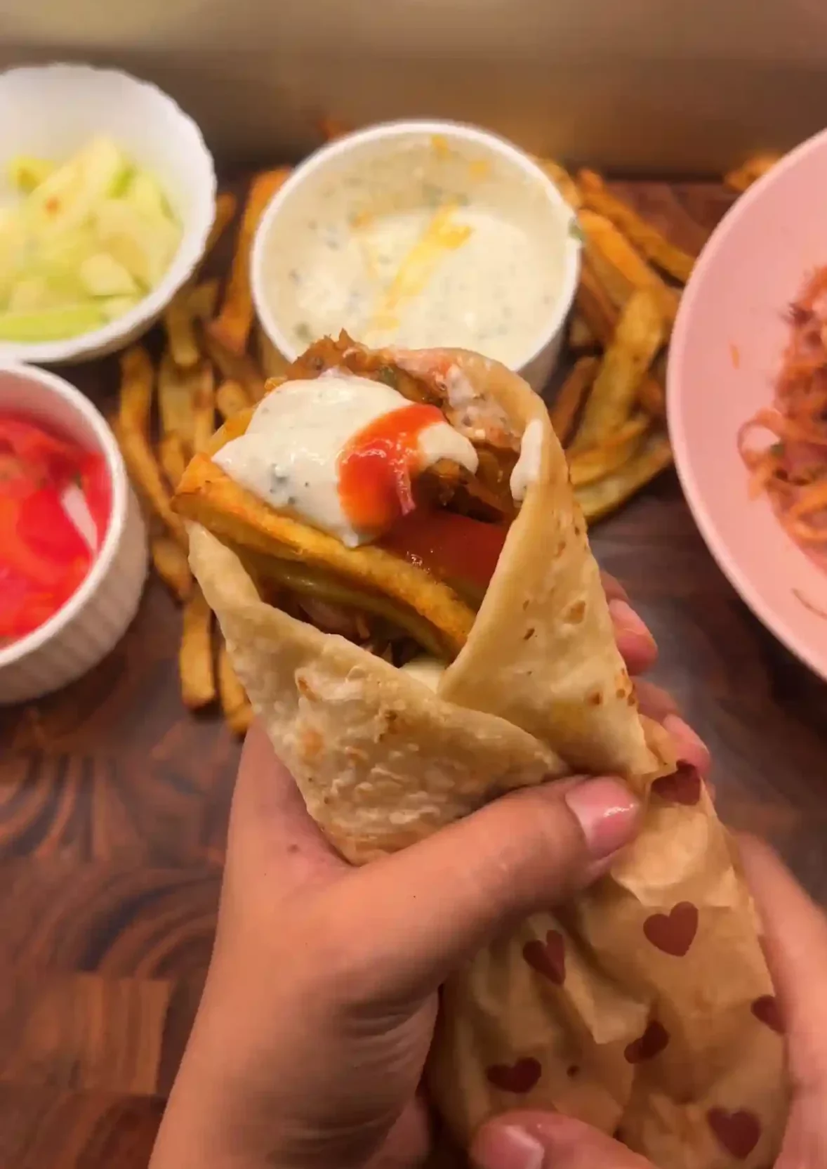 Chicken Shawarma with Garlic Sauce & Sumac Onions - That Foodie Girl
